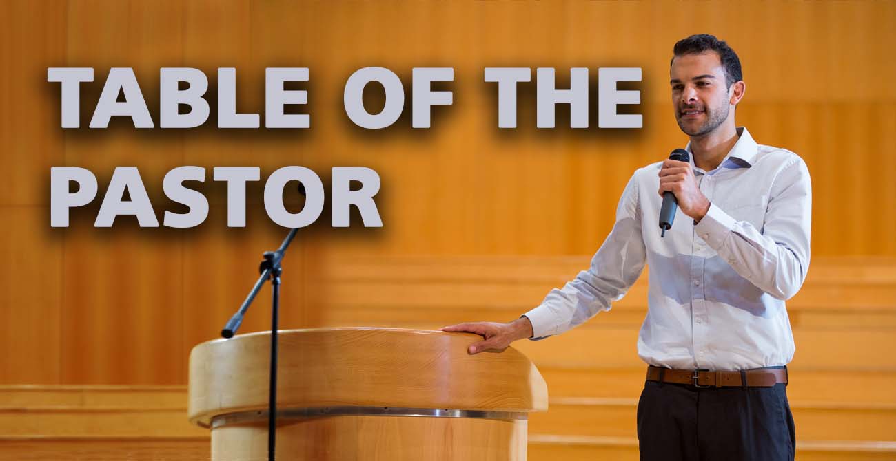 Table of the Pastor – The Three Tables